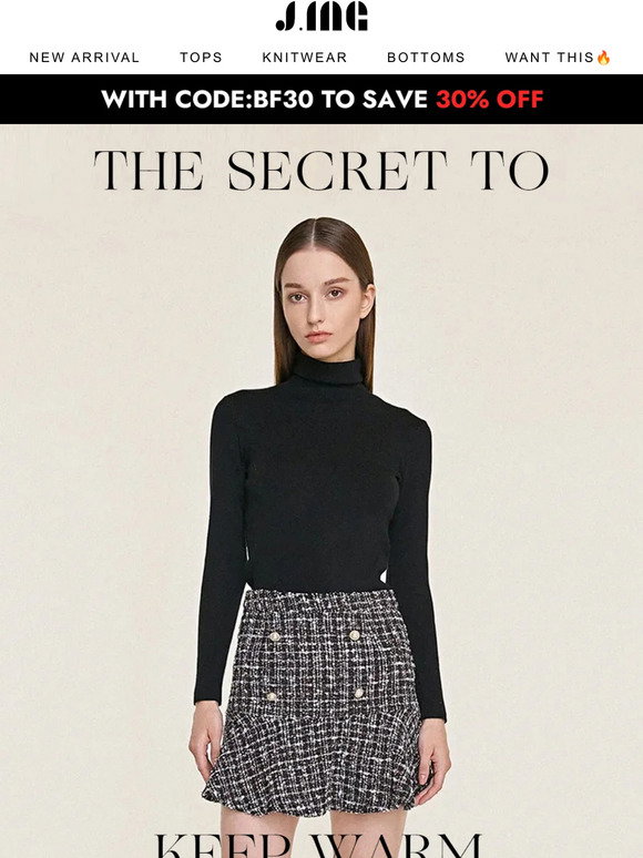 J.ING: 💓The secret to keep warm | Milled