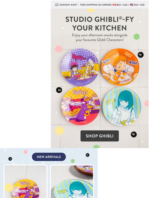 Sukoshi Mart: Set Your Table with Studio Ghibli 💚 | Milled
