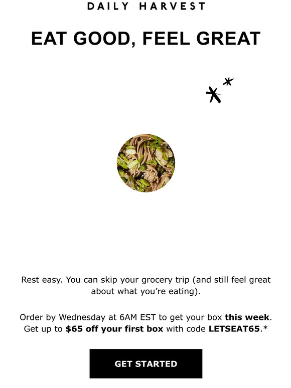 Daily Harvest Email Newsletters: Shop Sales, Discounts, and Coupon Codes