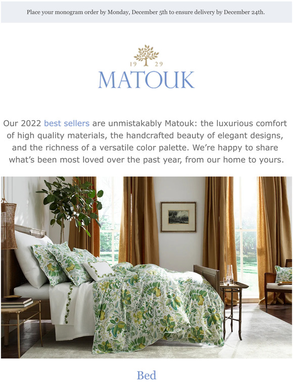 Matouk: The Best of 2022 | Milled