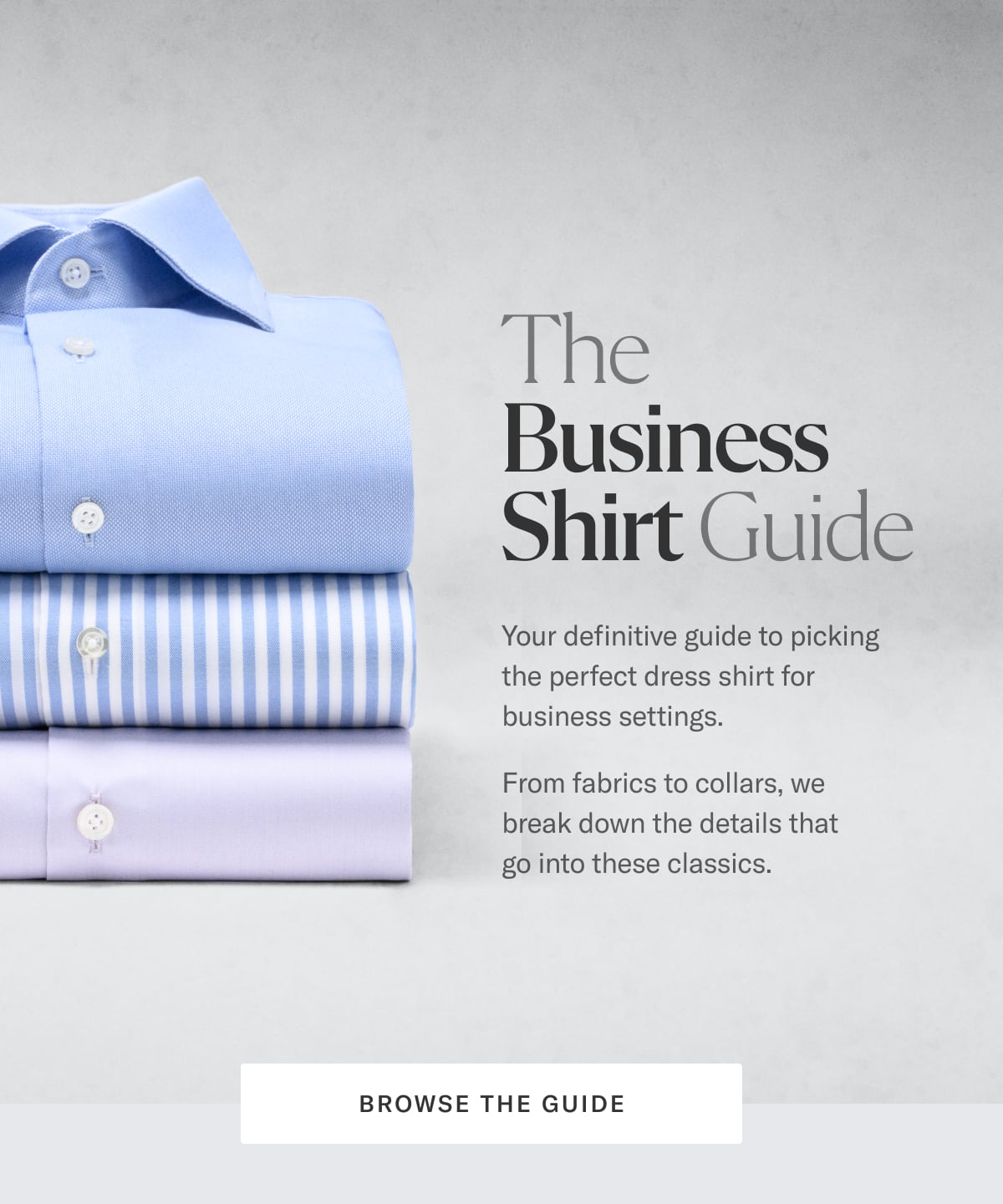 Proper Cloth: The Business Shirt Guide | Milled