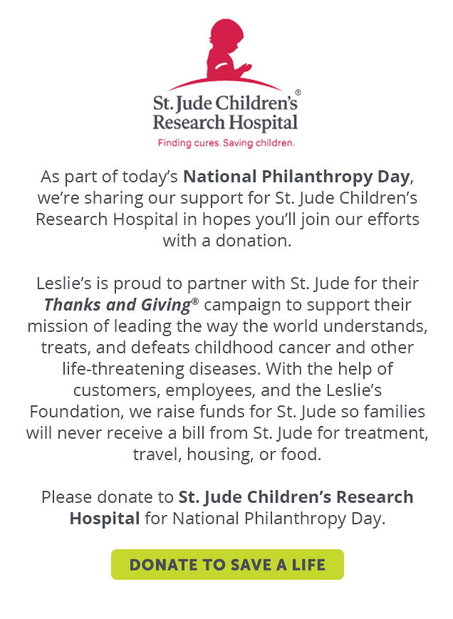 Leslie's: Embrace National Philanthropy Day! (Read Now) | Milled