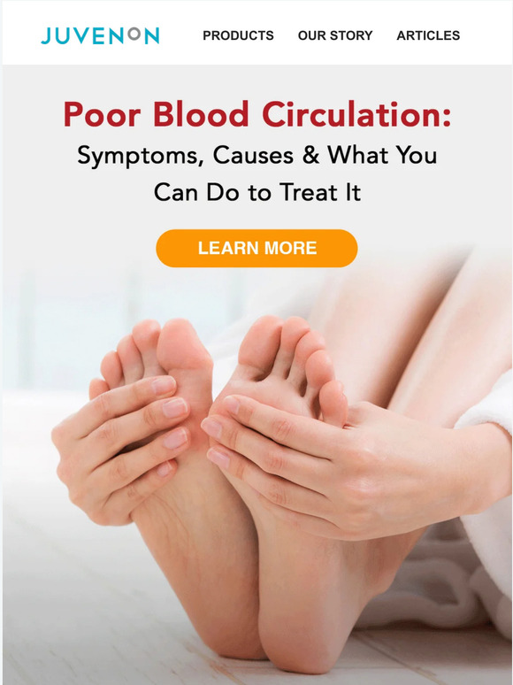 Juvenon: Poor Blood Circulation: Symptoms and Causes | Milled