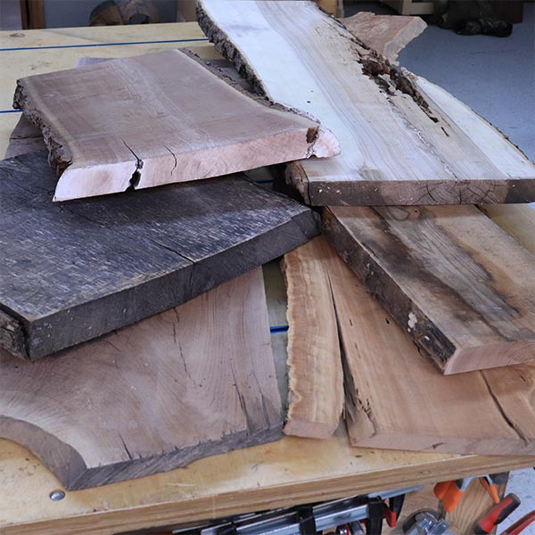 Woodworkers Guild of America: Working with Live Edges in Furniture | Milled