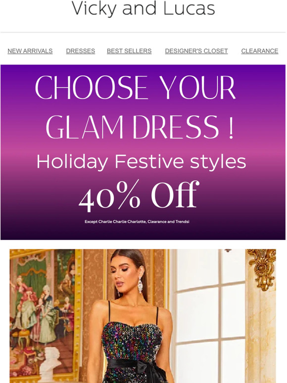 Vicky & Lucas: Choose Your Glam Dress⭐ | Milled