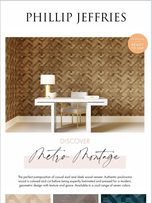 Phillip Jeffries : Introducing Geometric Designs With Texture and Grace ...