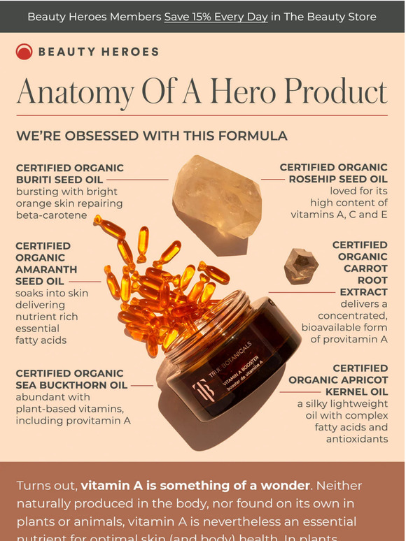 Beauty Heroes: Anatomy Of A Hero: Phyto-Retinol Vitamin A Booster | Milled