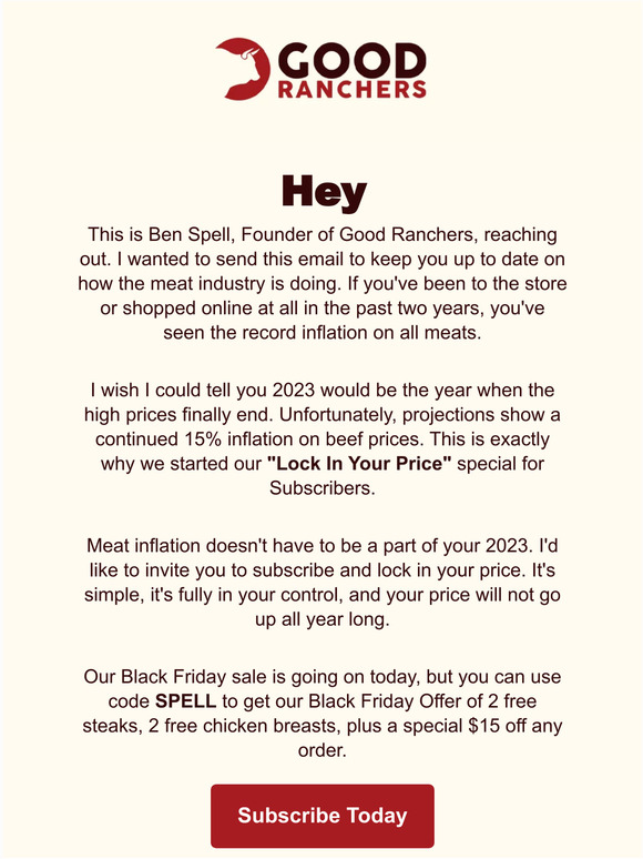 Good Ranchers: A Special Update From Our Founder | Milled