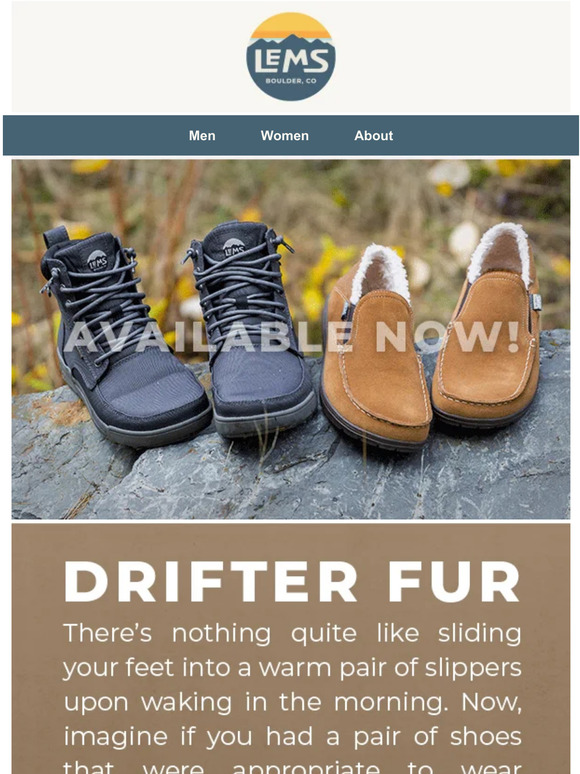 Stem Footwear: Shop Now: COZY CABIN & NITRO! | Milled