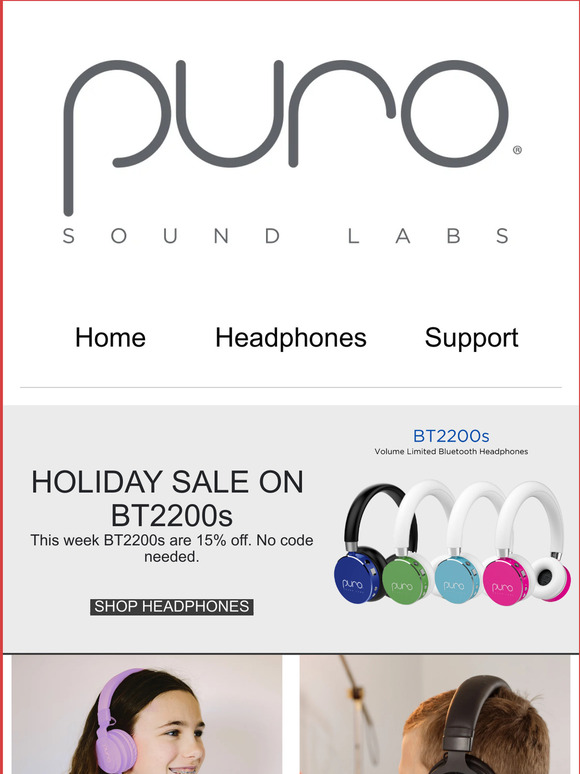 Puro Sound Labs: 🎉The Best Kid's Headphones on Sale Now! 🎉 | Milled