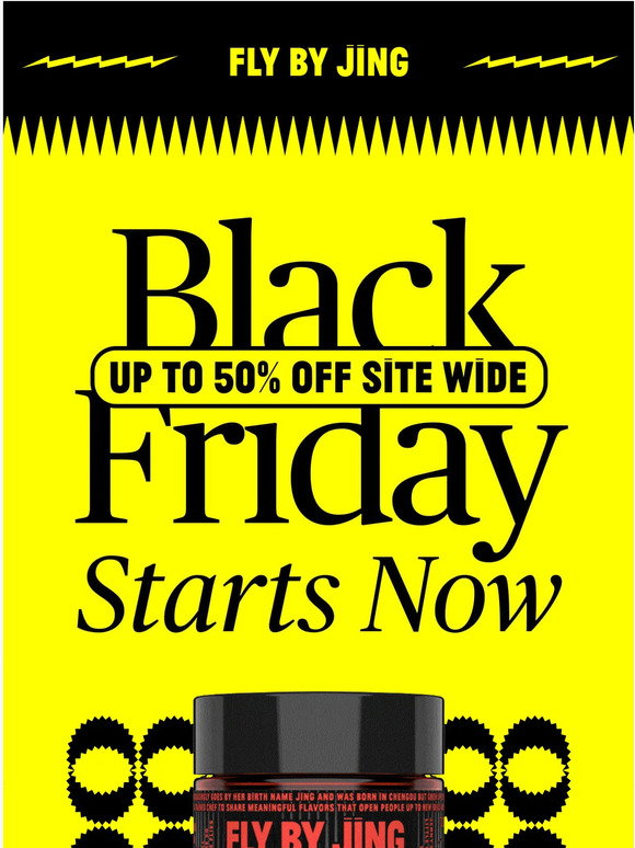 Fly by Jing: BLACK FRIDAY STARTS NOW 🖤 | Milled