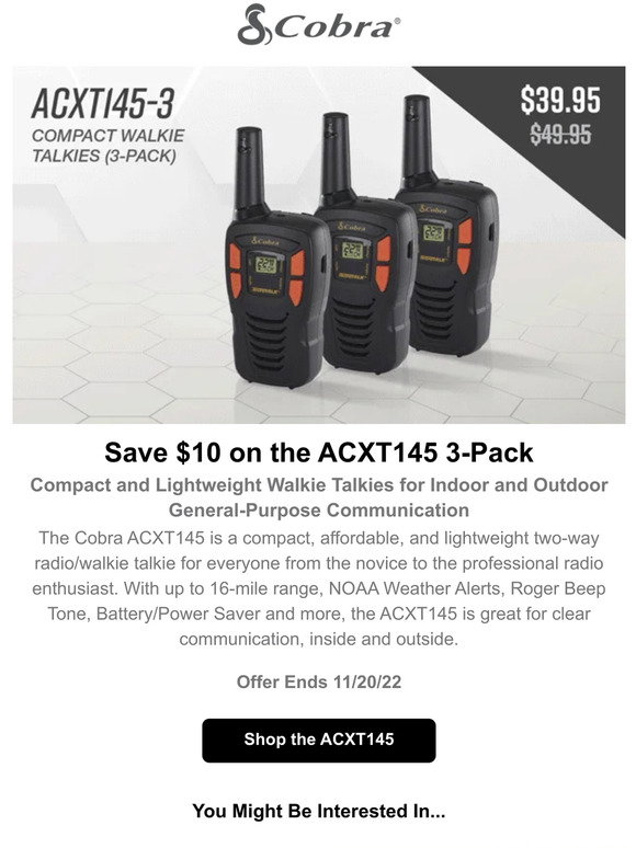 Cobra Electronics: Clear Communication at Your Fingertips 👉👉 | Milled