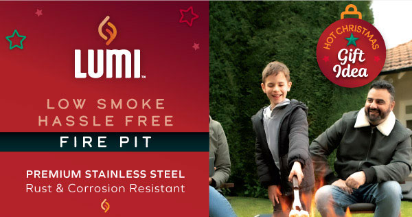 Global Shop Direct: LUMI™ - The Low Smoke, Hassle-free, Portable Fire ...