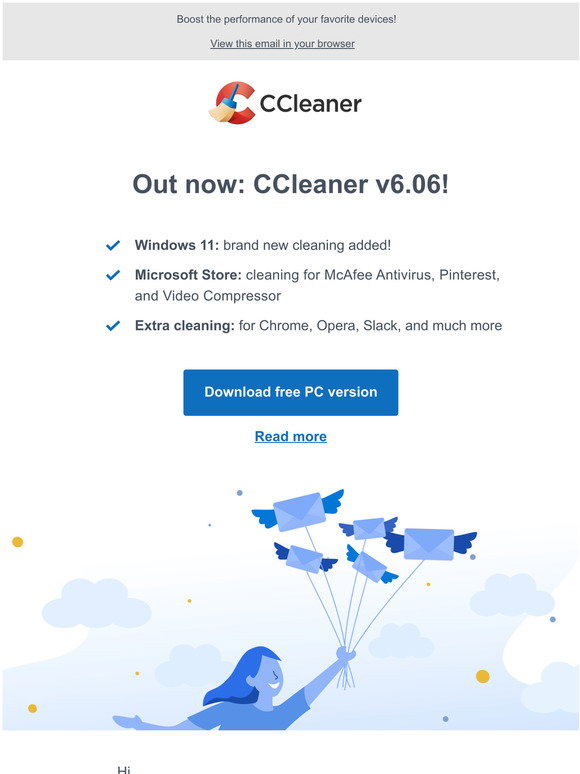 Piriform: —, OUT NOW: CCleaner v6.06 with all-new Windows 11 cleaning ...