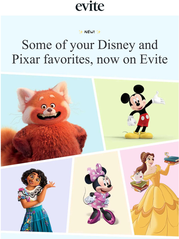 Evite: The Magic of Disney is now on Evite! | Milled