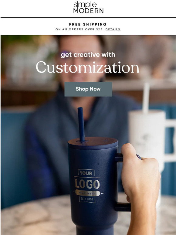 Simple Modern: Drinkware designed by YOU💡 | Milled