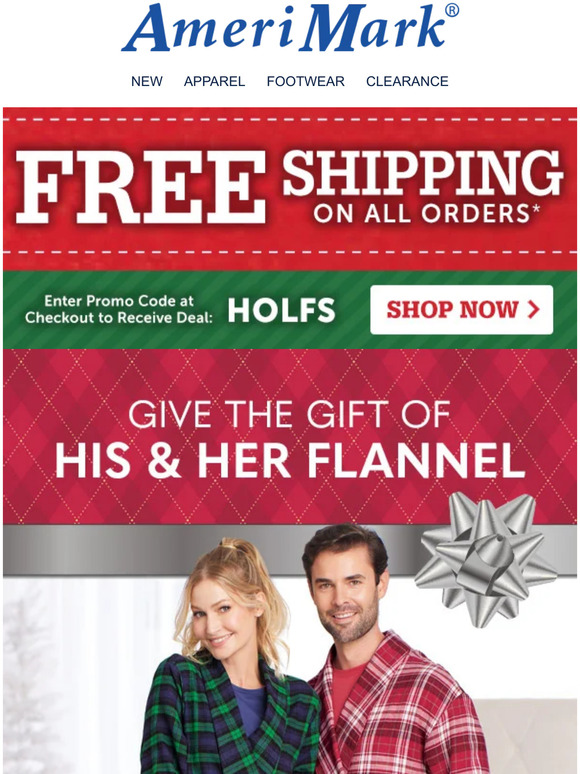 AmeriMark: Give the Gift of His & Her Flannel 🤗 | Milled