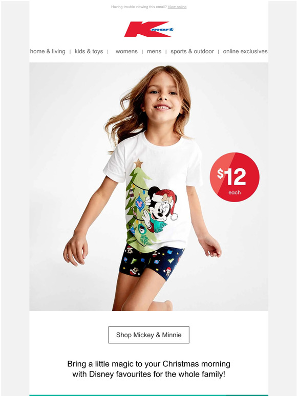 Kmart: Just in: Mickey and Minnie Mouse pyjamas! | Milled