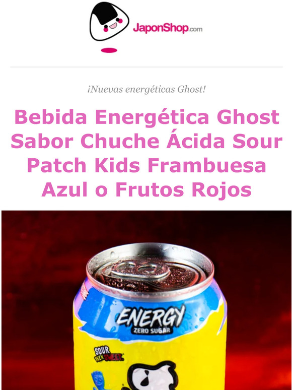 JaponShop: 🙊 Exclusiva! 🔥 Bebida Energética Ghost 👻 Sabor Chuche Ácida ...