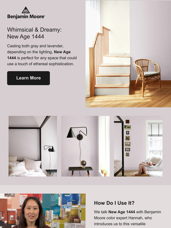 Benjamin Moore: Relax & Unwind with New Age 1444 | Milled