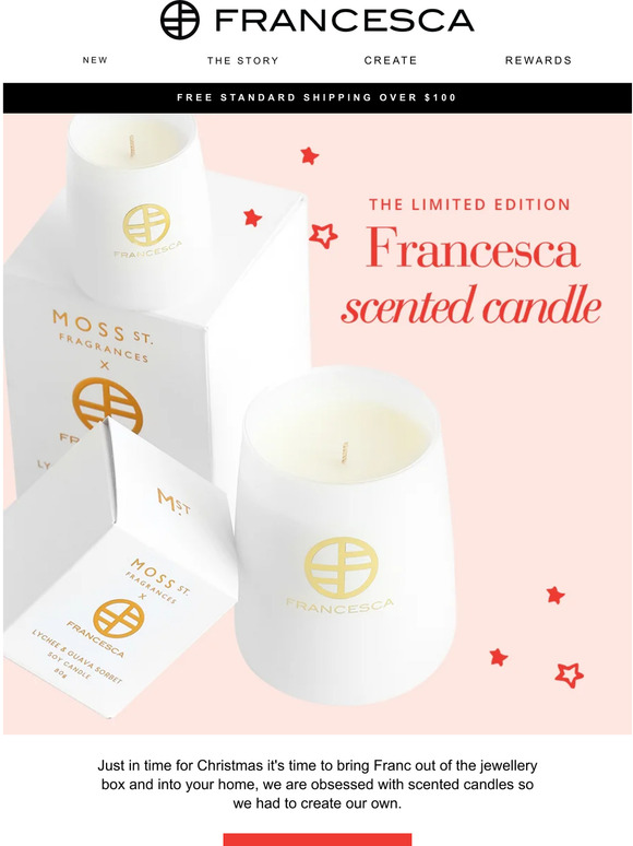 Francesca Collections: The Franc Candle is here! | Milled