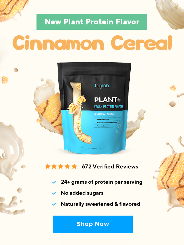 Legion: [NEW] Cinnamon cereal plant protein is here! 🥣 | Milled