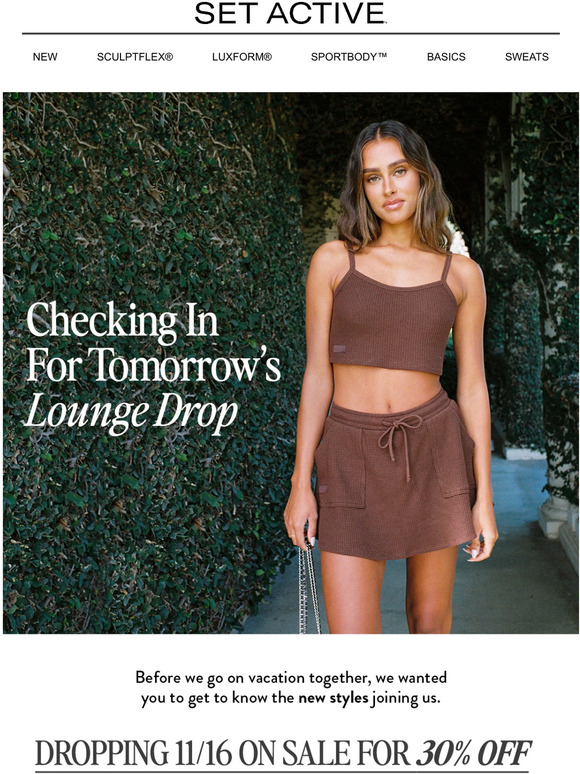 SET Active: AN UPGRADED LOUNGE LINEUP | Milled