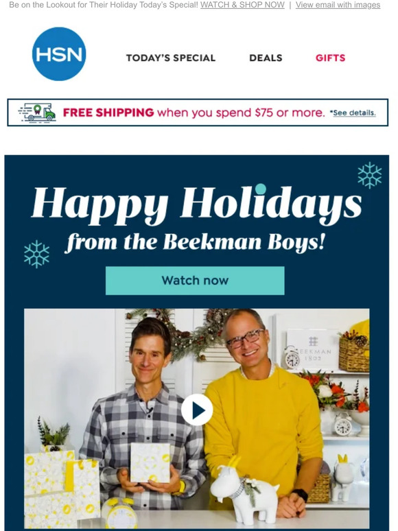 HSN: The Beekman Boys Have a Holiday Message for You! | Milled