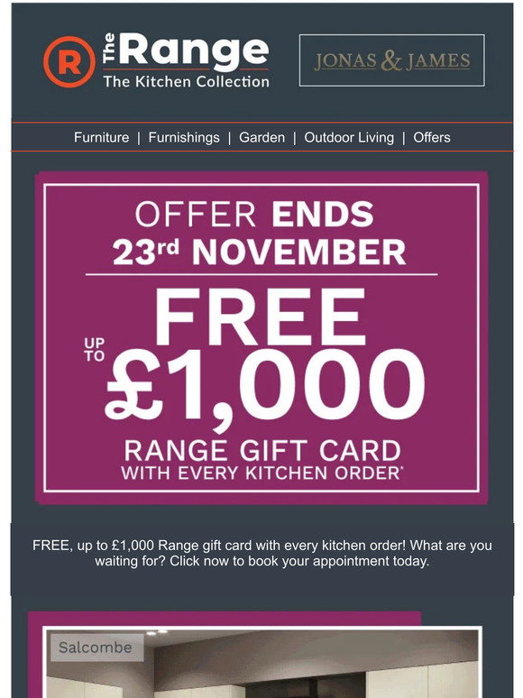The Range: The Range Kitchen Collection Offer Ending | Milled