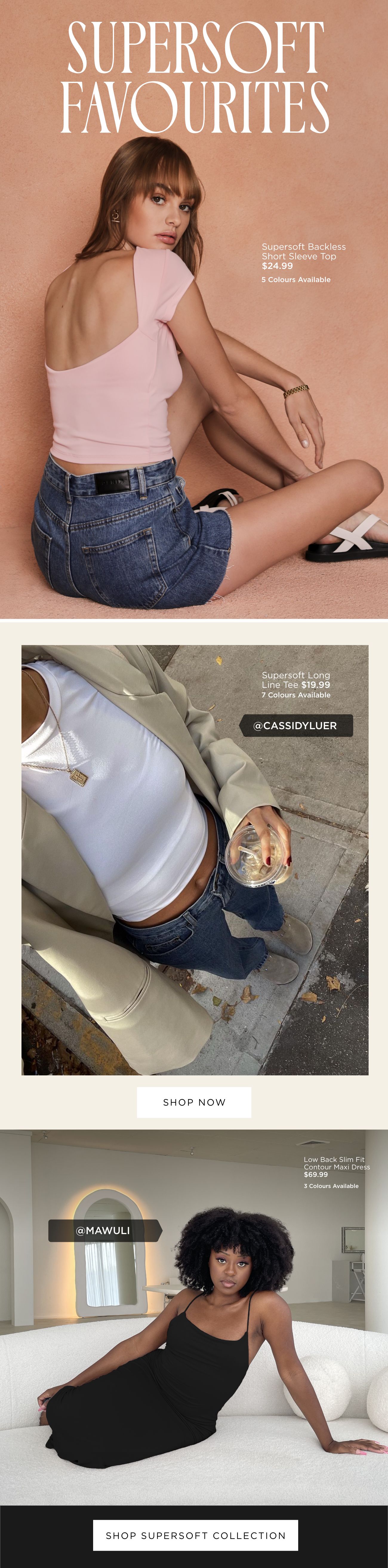 Glassons: Supersoft Favourites | Milled