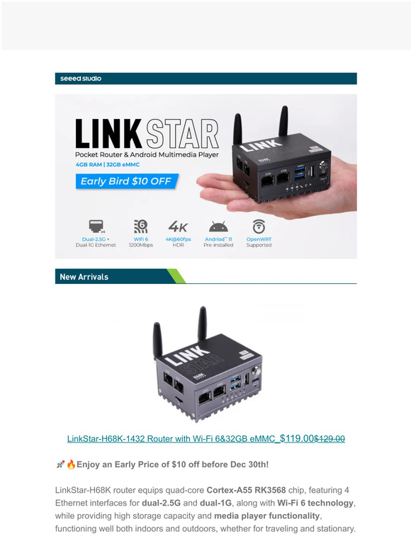 Seeed Studio: 🚀Introducing the newest Pocket Router&Andorid Multimedia ...