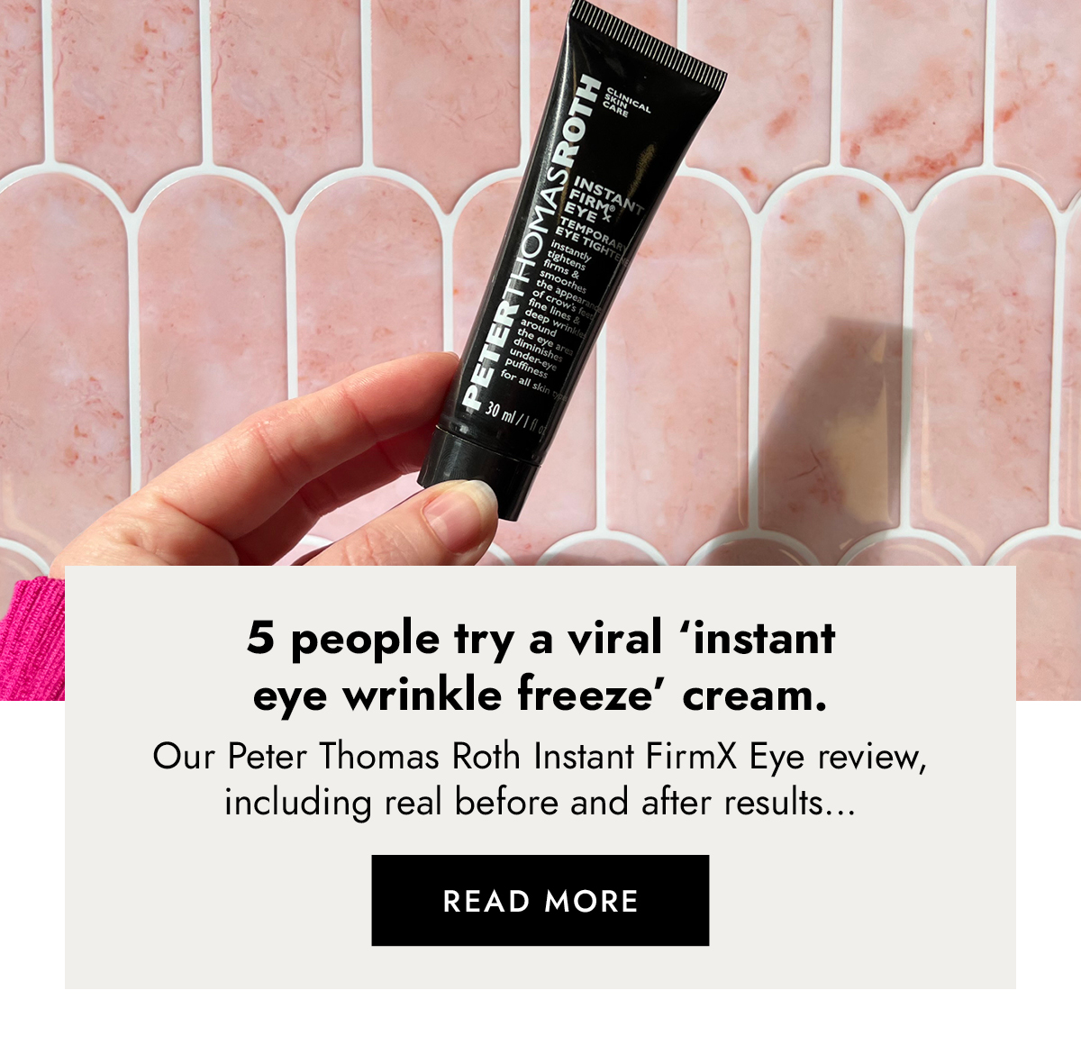 Adore Beauty: We tried the viral instant eye wrinkle cream | Milled