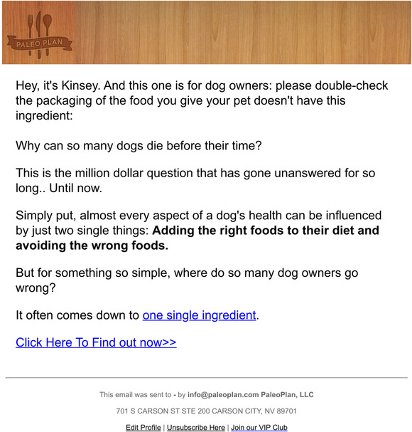 PaleoPlan: Celebrity Dog Activist: PaleoPlan: Celebrity Dog Activist: