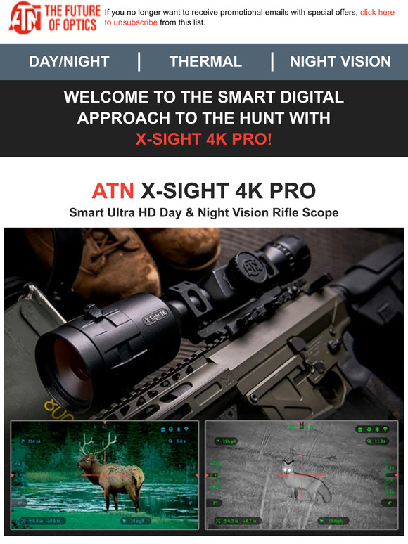 ATN: 🔫 Welcome To The Smart Digital Approach To The Hunt With X-Sight ...