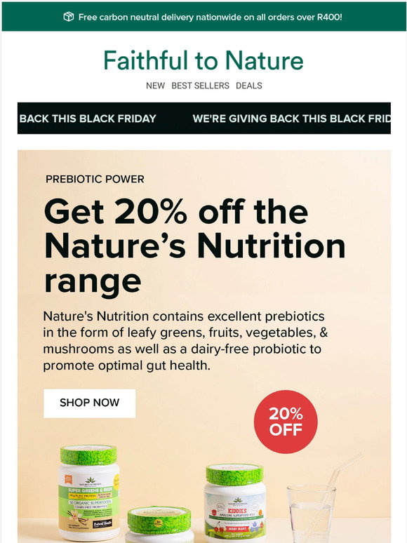 Faithful to Nature: Get Gut Health Support + Triple Faithful Points 🍏 ...