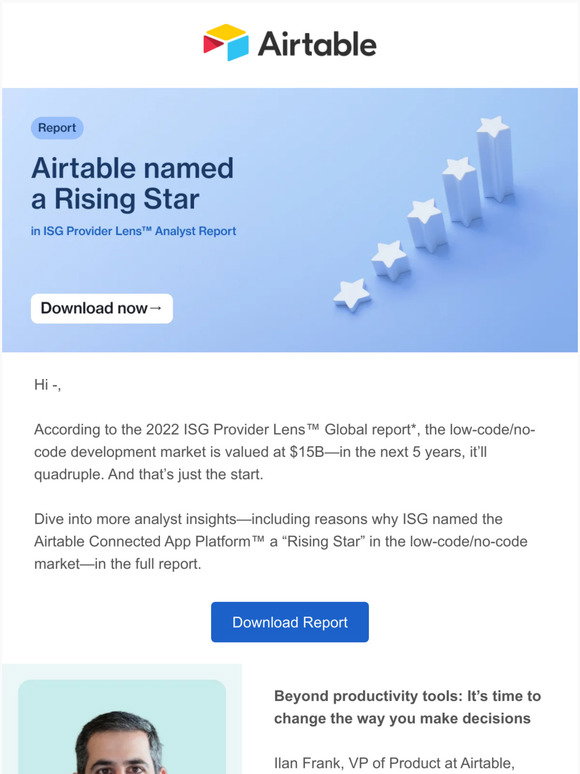 Airtable: Airtable named a “Rising Star” in 2022 ISG Provider Lens ...