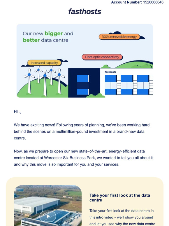 Fasthosts: We're moving to a new data centre! Here's why it's so ...