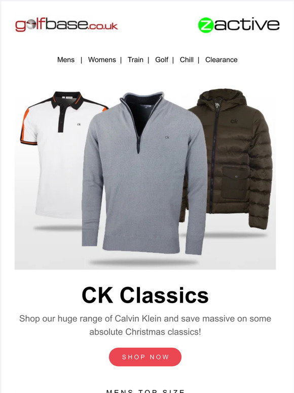 Golfbase: Unmissable CK Christmas Classics! | Milled