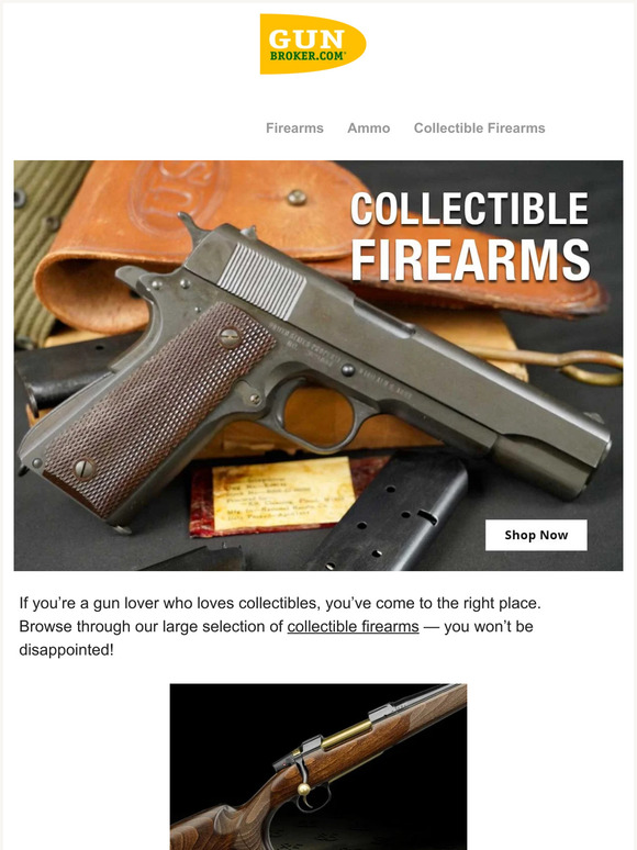 GunBroker: Throwback Thursday - Shop Collectible Firearms #TBT | Milled