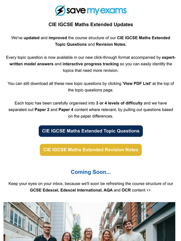 Save My Exams: CIE IGCSE Maths Extended students 👀 you won't want to ...