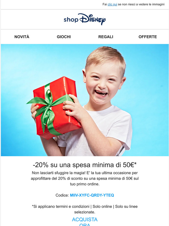 Disney Store: Ultima occasione per usare la tua offerta esclusiva | Milled