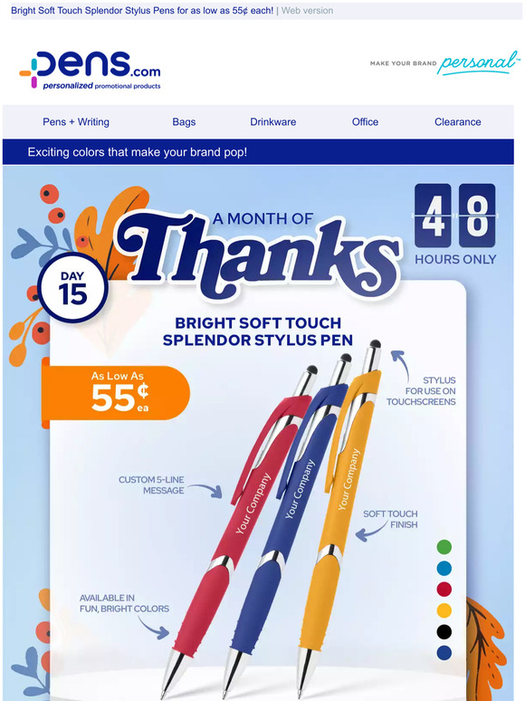 National Pen: Your Company's message will be crystal clear | Milled