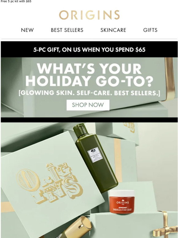 Origins: Holiday-Ready Skin For The Busiest Season! | Milled