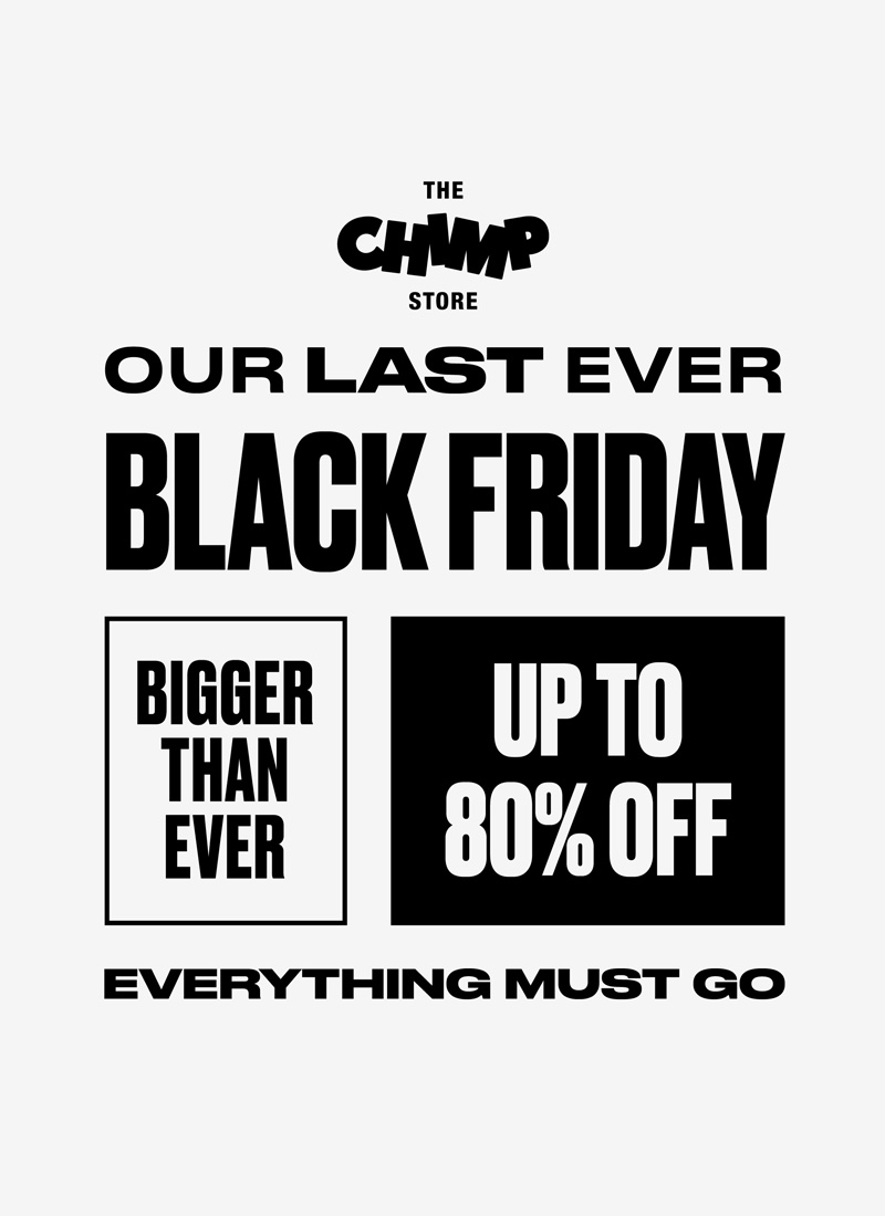 The Chimp Store: ⚫️ Black Friday SALE now on! | Milled