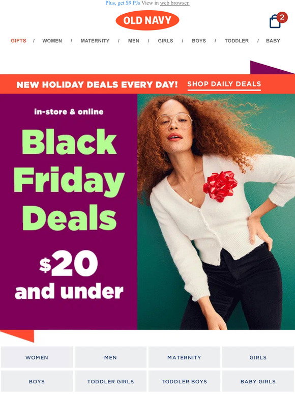 Old Navy: Open this! BLACK FRIDAY deals are inside + $15 JEANS | Milled