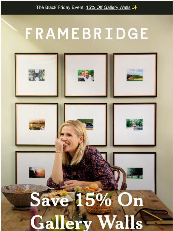 Framebridge: Black Friday is HERE | Milled