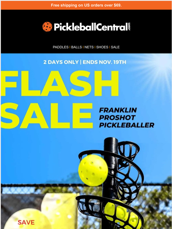 Pickleball Central: FLASH SALE💥Franklin Proshot Pickleballer | Milled
