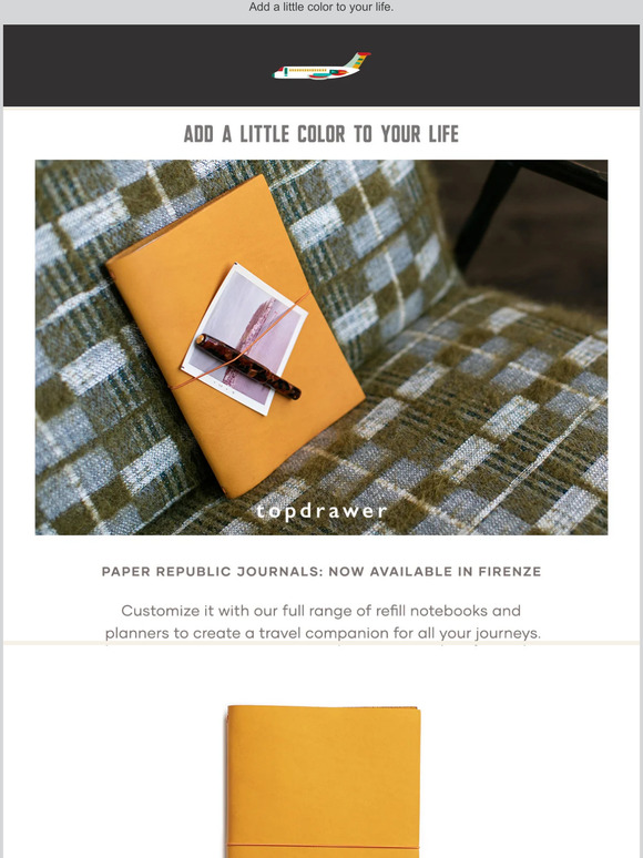 Topdrawer: Paper Republic Journals: Now Available in a New Color. | Milled