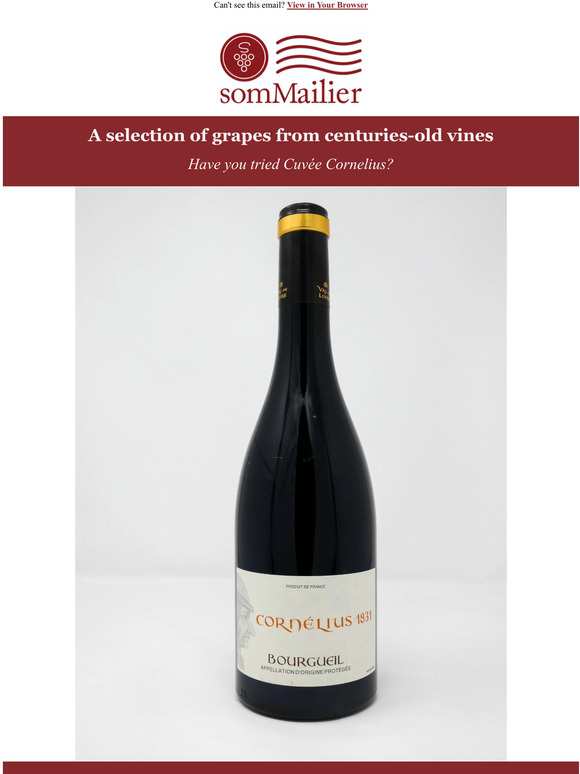 SomMailier: Cuvée Cornelius : a wine full of history | Milled