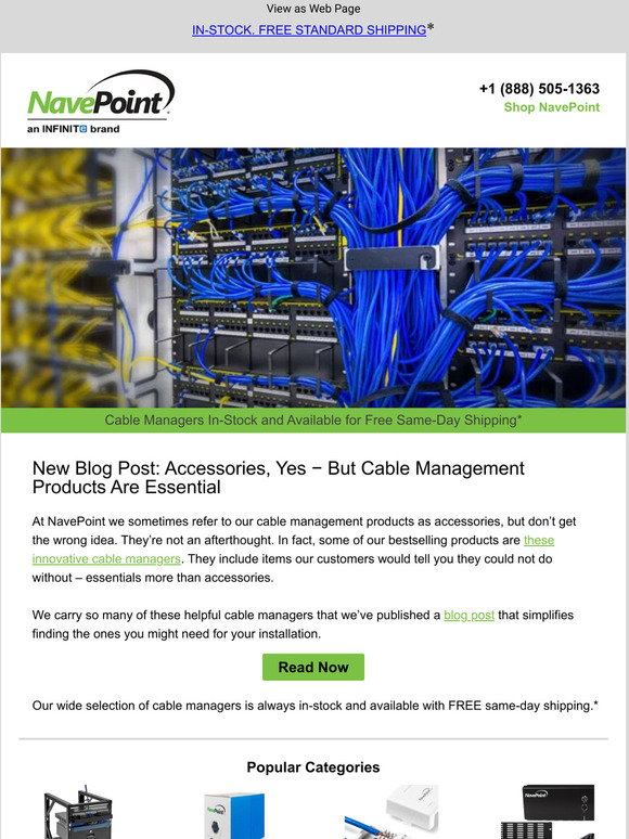 NavePoint: Why Cable Managers Are More Than Accessories! | Milled